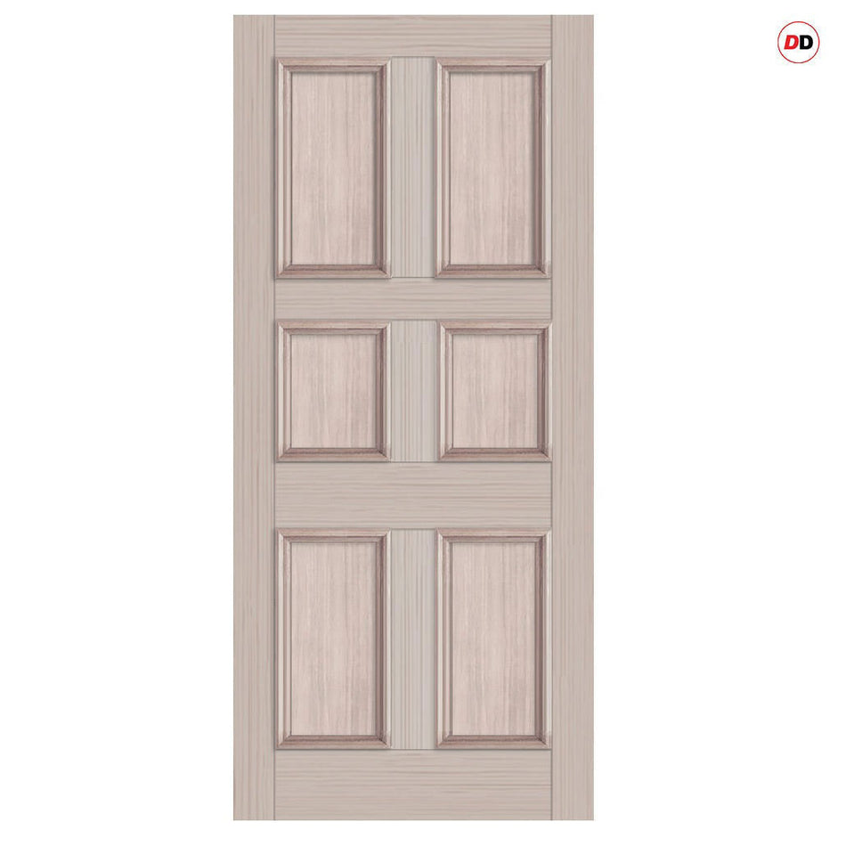 Exterior Ailsa Made to Measure 6 Panel Front Door - 57mm Thick - Seven ...