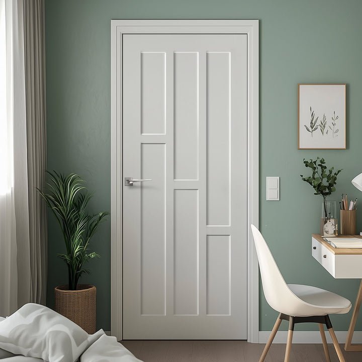 Internal PVC Doors - White, Glazed, Panel - Direct Doors UK