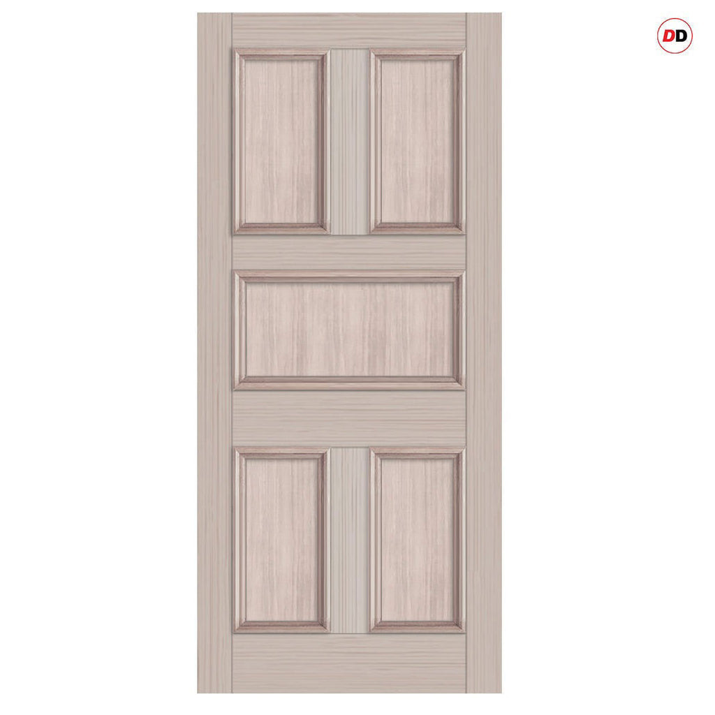 Exterior Arran Made to Measure 5 Panel Front Door - 57mm Thick - Six C