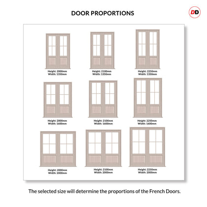 Made to Measure External Ascot Traditional French Doors - 57mm Thick ...