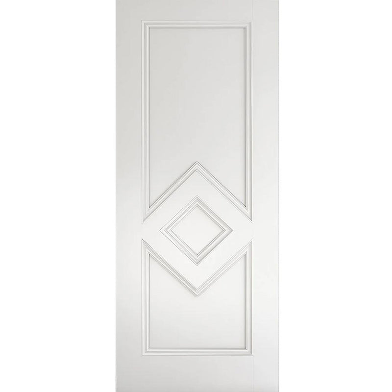 Top Mounted Stainless Steel Sliding Track & Ascot White Primed Panel D ...