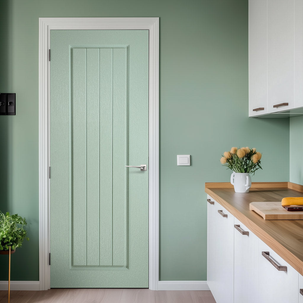 Samantha Chartwell Green Grained Internal PVC Door