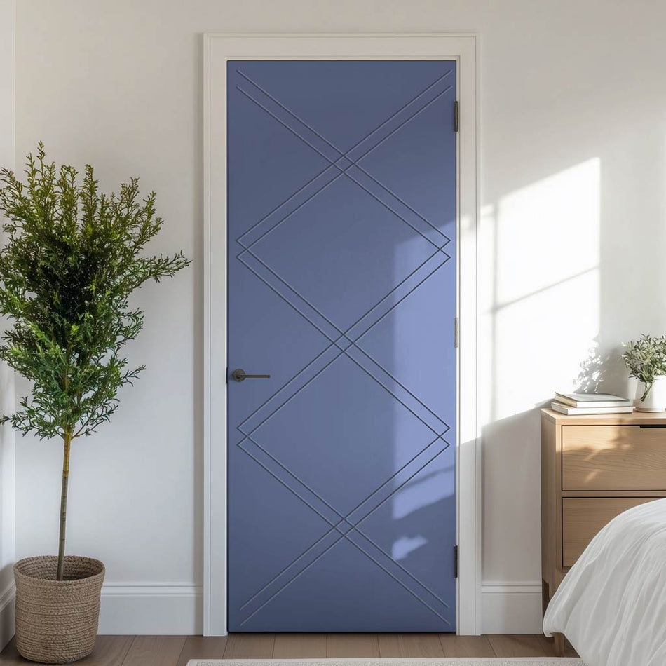 V-Line® Grooved Flush Door V003 - Premium Primed - Six Colour Options ...