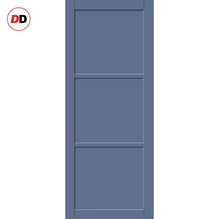 Manchester 3 Panel Solid Wood Internal Door UK Made DD6305 - Eco-Urban ...