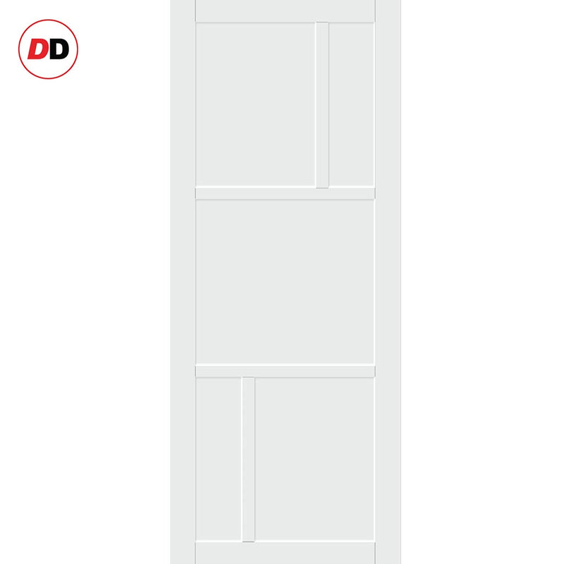 EasiKit Internal Door and Frame Kit - Aran 5 Panel Solid Wood Internal ...