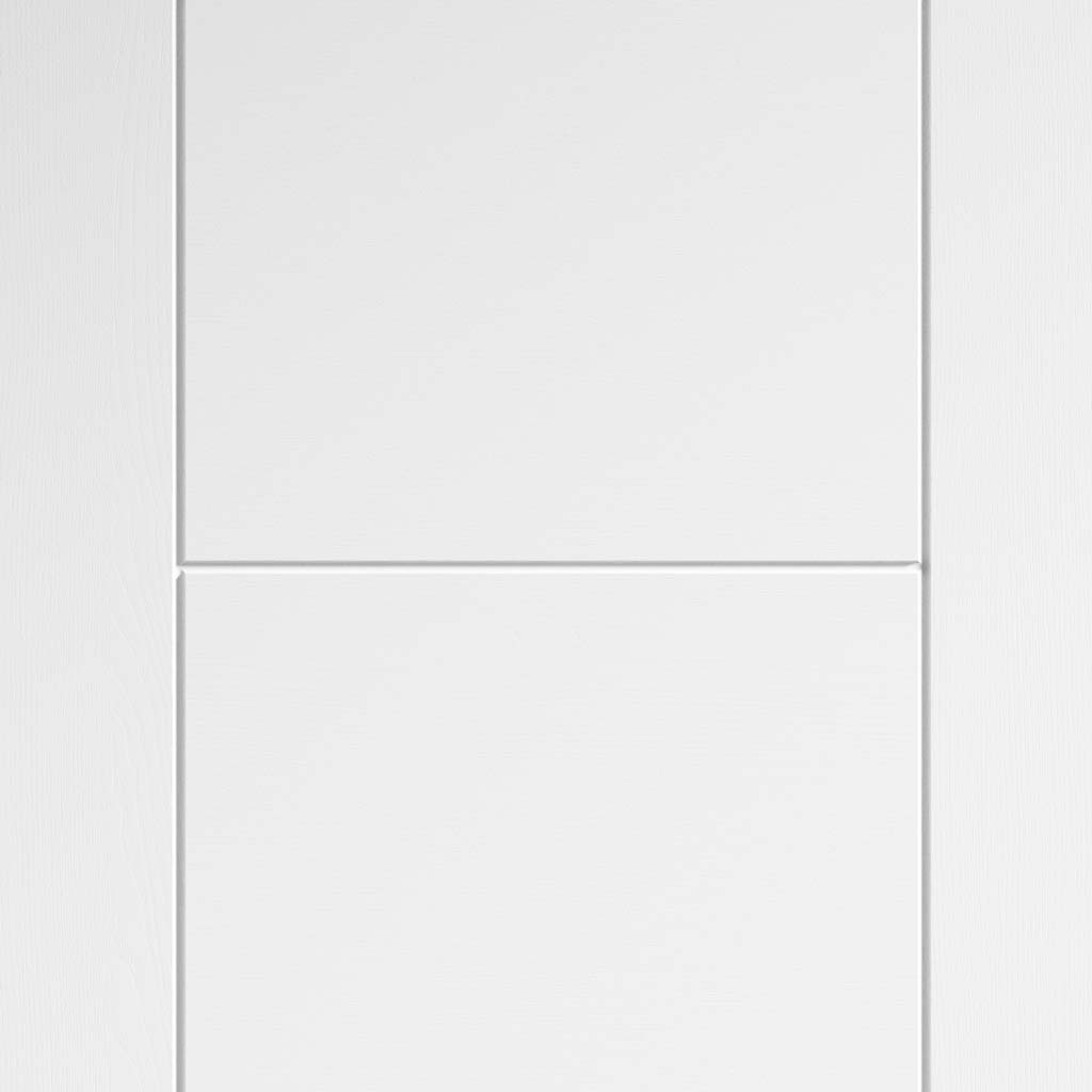 Ladder White Door - Laminated - Prefinished