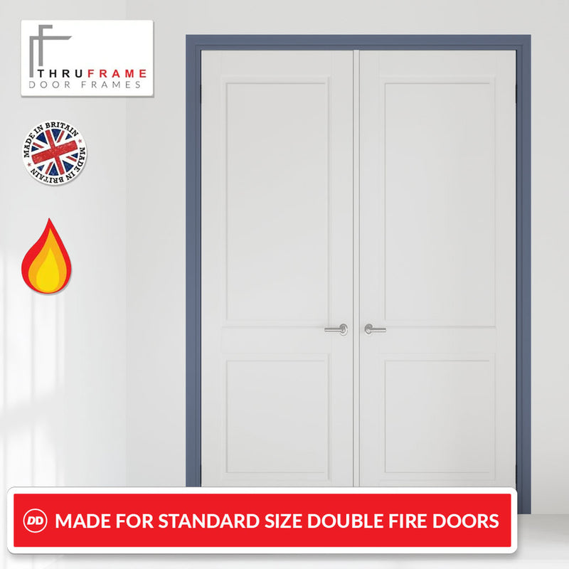 Made to Size Thruframe Interior Heather Blue Primed Door Lining Frame ...