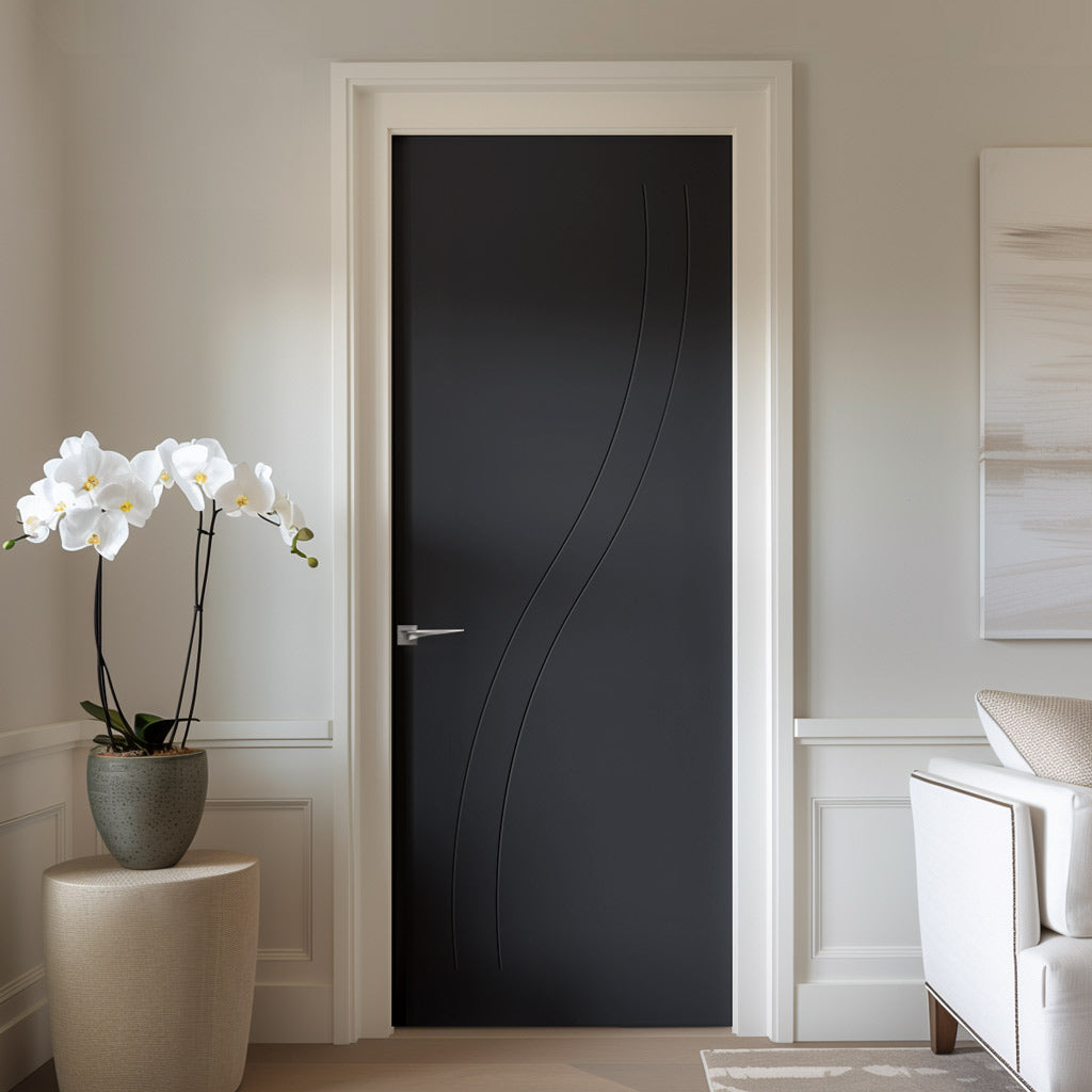 Fire Line V075-FD Fire Rated Interior Door - Premium Primed - Six Colo