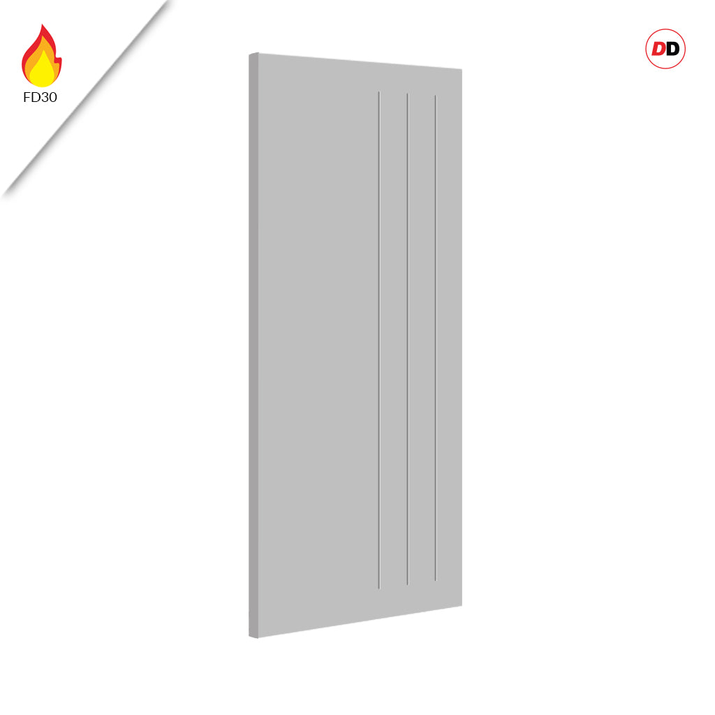 Fire Line V073-FD Fire Rated Interior Door - Premium Primed - Six Colo ...