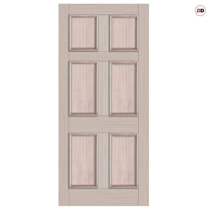 Exterior Colonial Made to Measure 6 Panel Front Door - 45mm Thick - Se ...