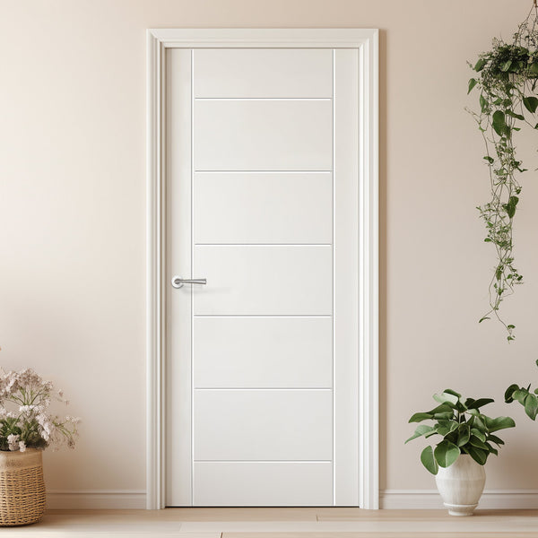 Internal PVC Doors - White, Glazed, Panel - Direct Doors UK