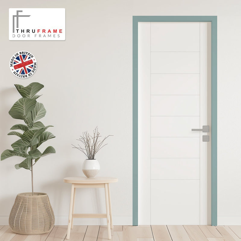Thruframe Interior Sage Sky Premium Primed MDF Door Lining Frame - Sui ...