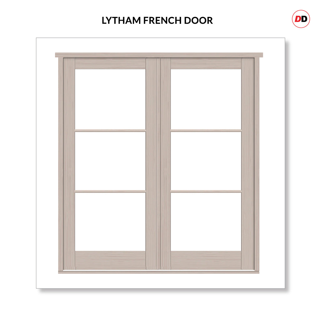 Made to Measure External Lytham Heritage French Doors - 57mm Thick, Si ...