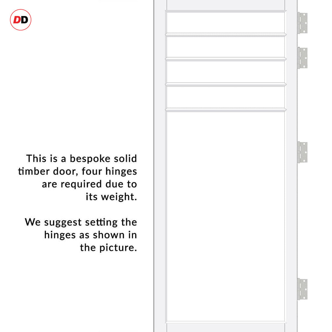 Drake Solid Wood Internal Door Pair UK Made DD0108C Clear Glass - Clou ...