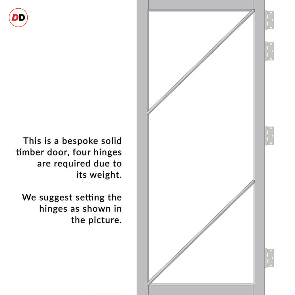 Urban Lite® - Aria Door Pair DD0124F Frosted Glass - Mist Grey Premium