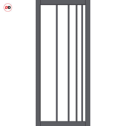 Simona Solid Wood Internal Door Pair UK Made DD0105C Clear Glass - Sto ...