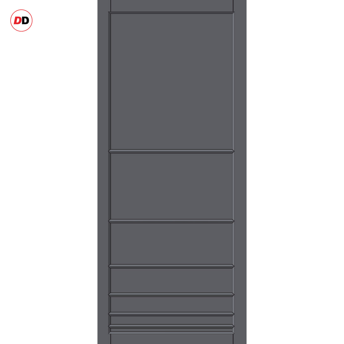 Chord Panel Solid Wood Internal Door UK Made DD0110P - 7 Colour Option ...