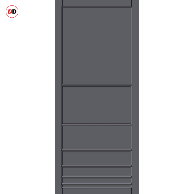 Chord Panel Solid Wood Internal Door UK Made DD0110P - 7 Colour Option ...