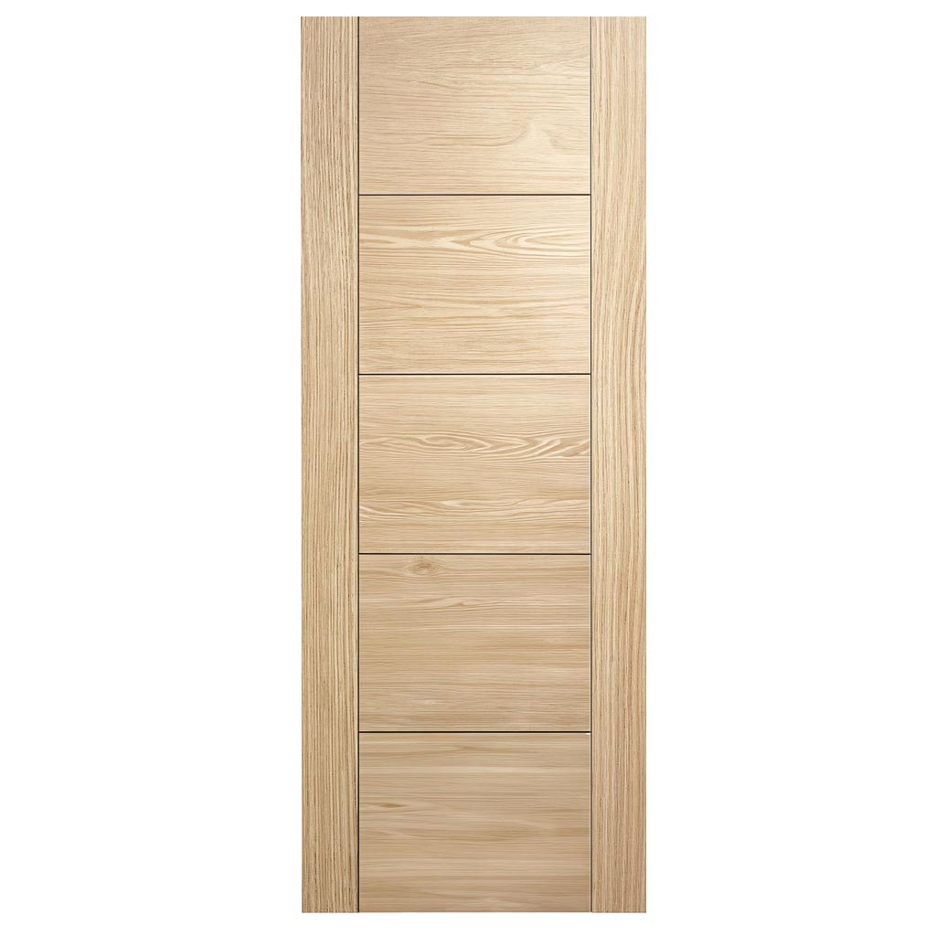 Friendly Value - 7 Panel Oak Flush Internal Door - Unfinished - 30 Min