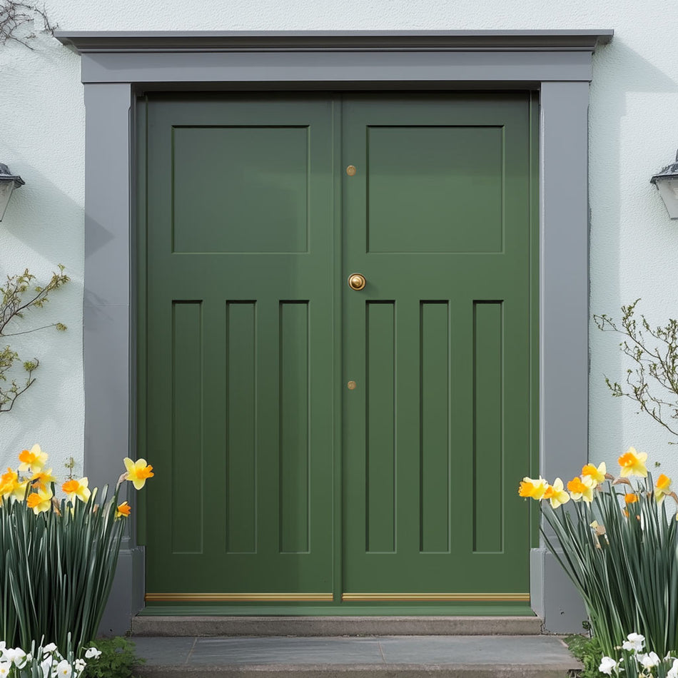DX30's Style Exterior Hardwood Double Door and Frame Set – Direct Doors