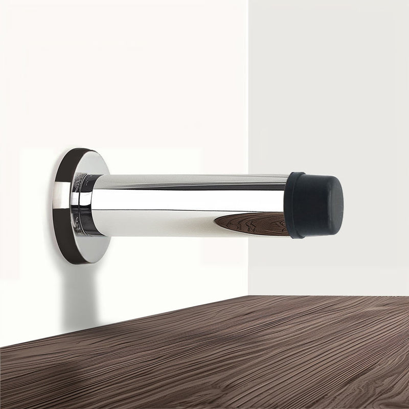 Pro Wall Mounted Door Stop - Polished Stainless Steel - 30x70mm ...