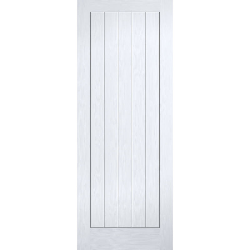 Textured Mexicano White Primed Panel Internal Door – Direct Doors