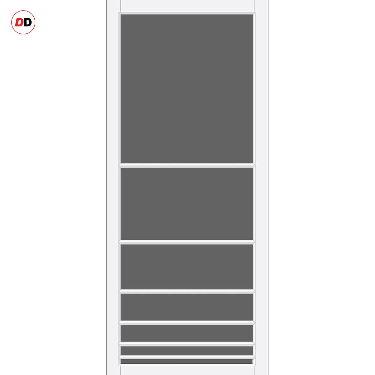 Chord Solid Wood Internal Door Pair UK Made DD0110T Tinted Glass - Clo ...
