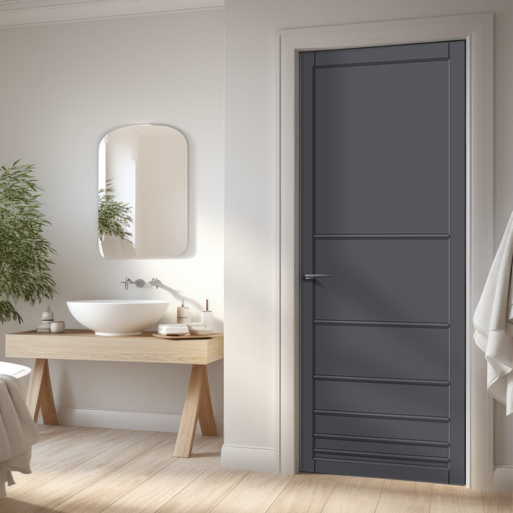 Chord Panel Solid Wood Internal Door UK Made DD0110P - 7 Colour Option ...