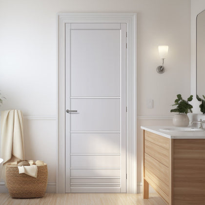 Chord Panel Solid Wood Internal Door UK Made DD0110P - 7 Colour Option ...