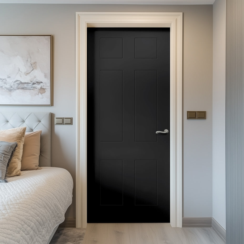 Fire Line V079-FD Fire Rated Interior Door - Premium Primed - Six Colo
