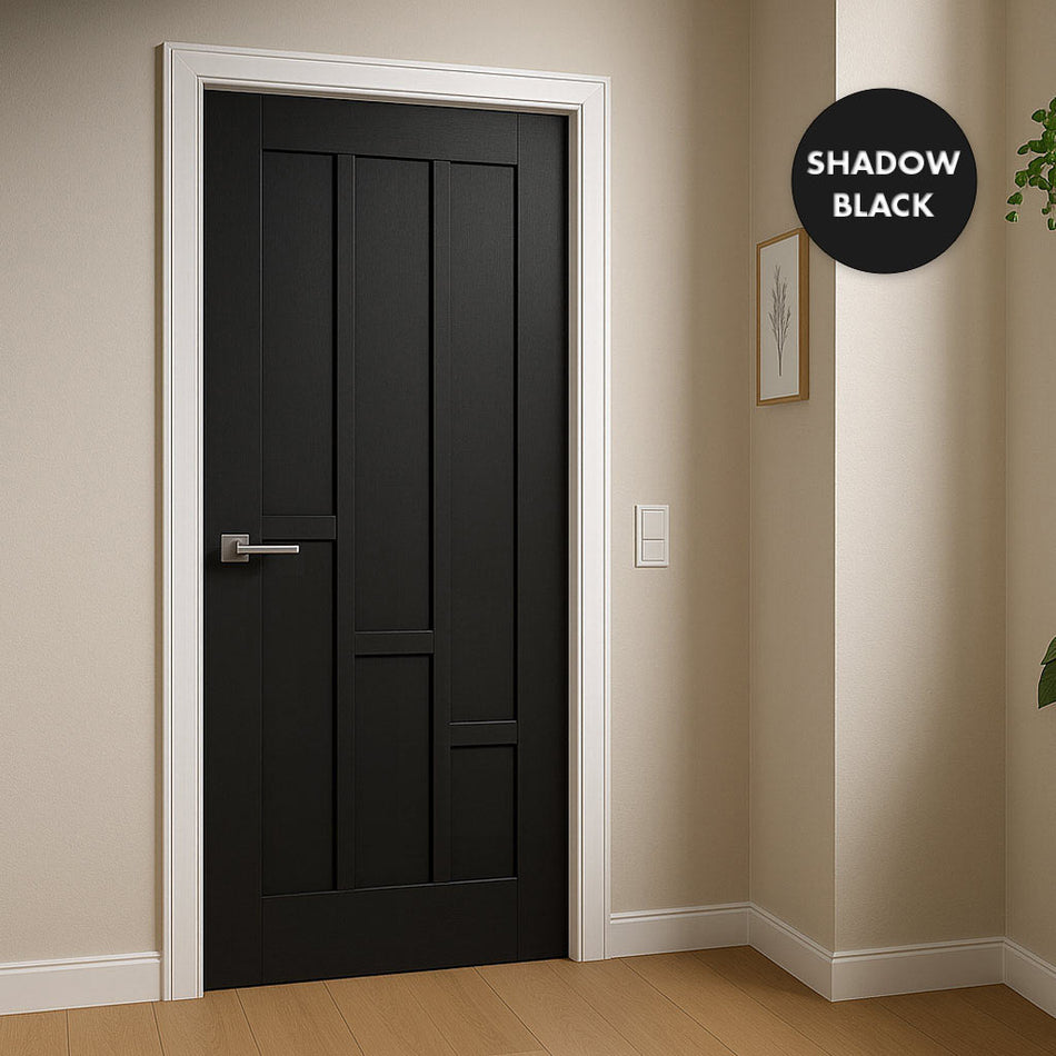 UK Made to Measure - Elston Panel Interior Door - Premium Primed - 7 C ...