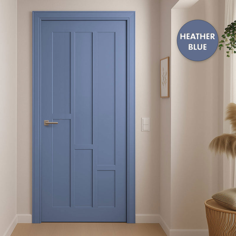 UK Made to Measure - Elston Panel Interior Door - Premium Primed - 7 C ...