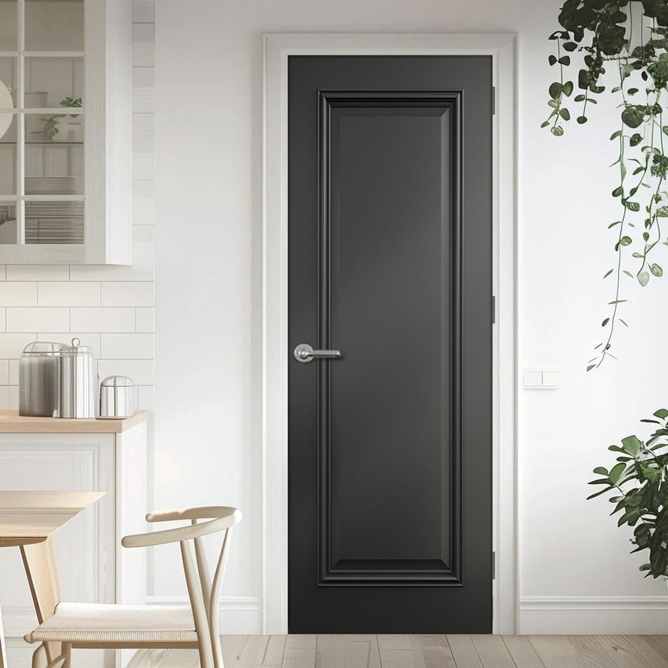 Blenheim Fire Internal Door Black Prefinished - 1/2 Hour Fire Rated ...