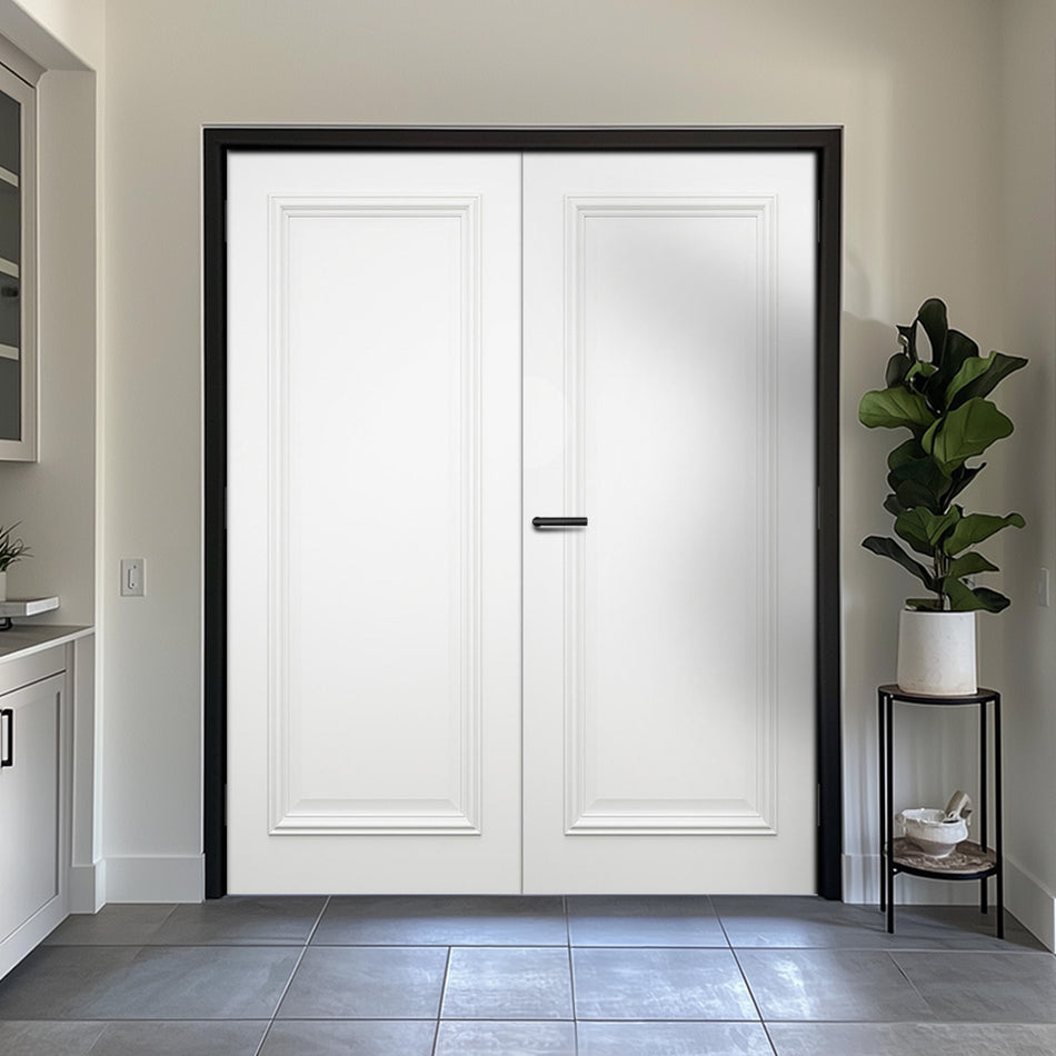 Blenheim White Primed Internal Door Pair – Direct Doors