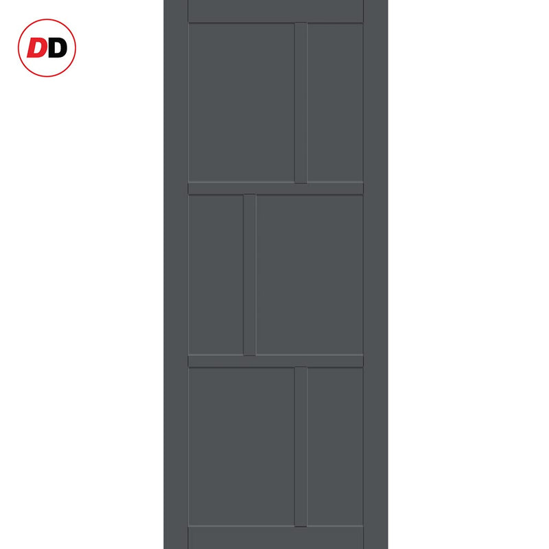 Sirius Tubular Stainless Steel Track & Solid Wood Door - Eco-Urban® Mi ...
