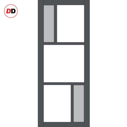 EasiKit Internal Door and Frame Kit - Aran 5 Panel Solid Wood Internal ...