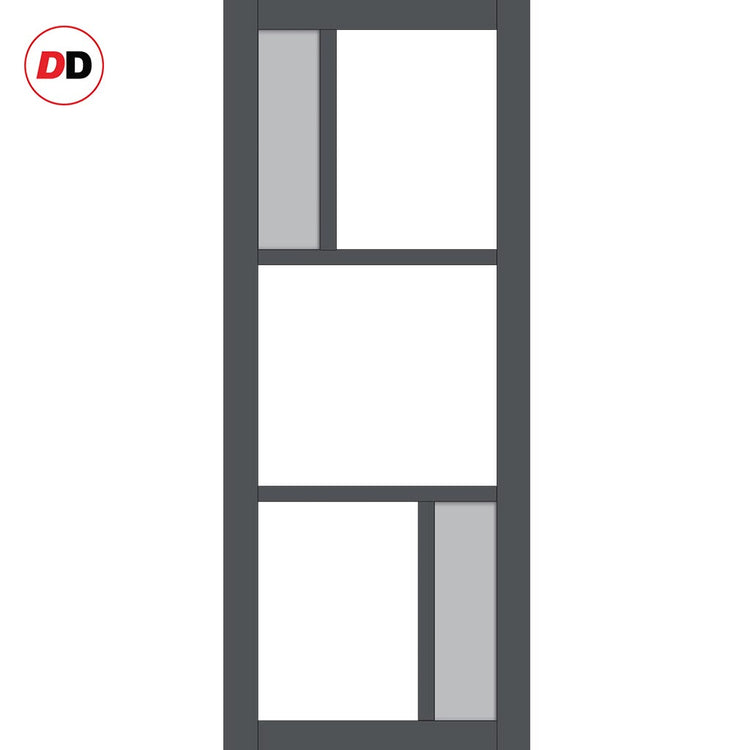 EasiKit Internal Door and Frame Kit - Aran 5 Panel Solid Wood Internal ...
