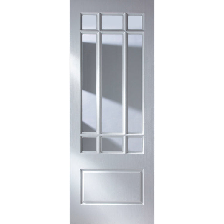 Jurra Internal PVC Door Pair - Clear Glass – Direct Doors