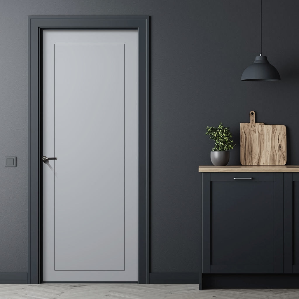 Fire Line V080-FD Fire Rated Interior Door - Premium Primed - Six Colo