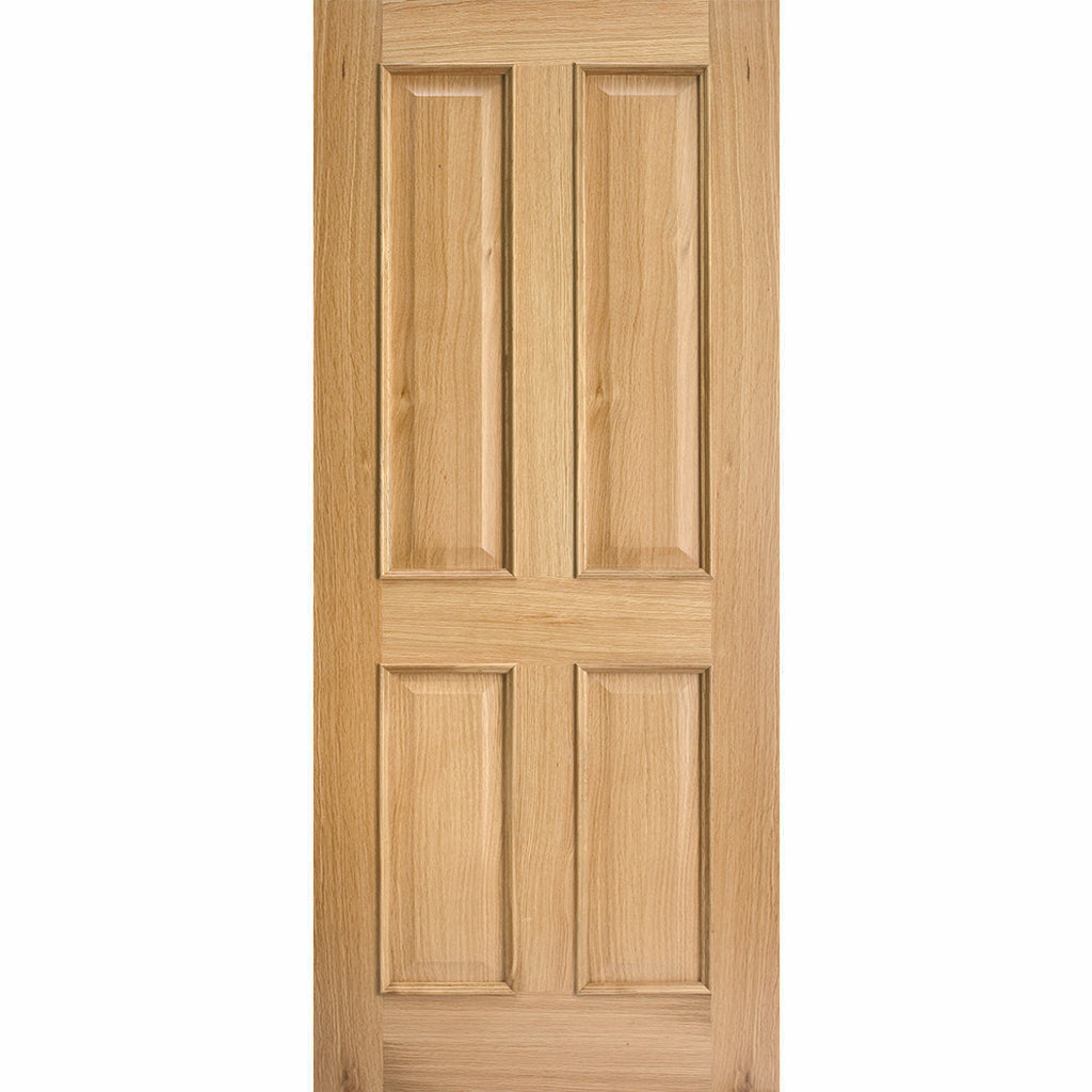 EasiKit Internal Door and Frame Kit - Regency Oak 4 Panel Internal Doo