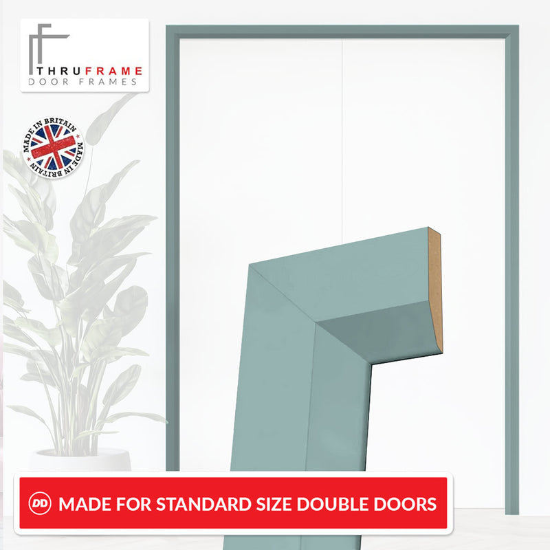 Made to Size Thruframe Interior Sage Sky Primed Door Lining Frame and ...
