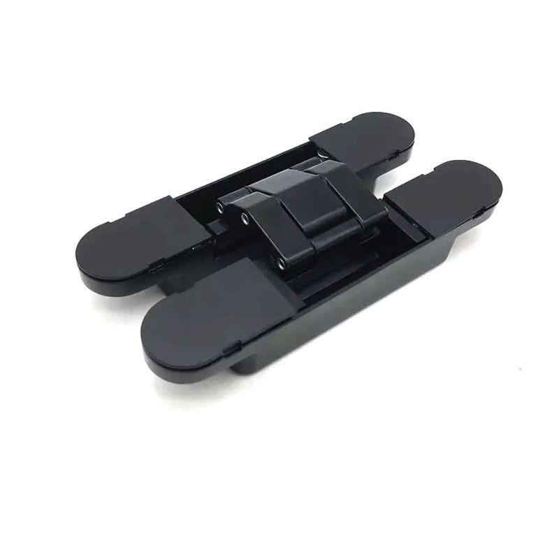 Single Cerberus Strong Matt Black Concealed Hinge - 140x30mm - Not Fir ...