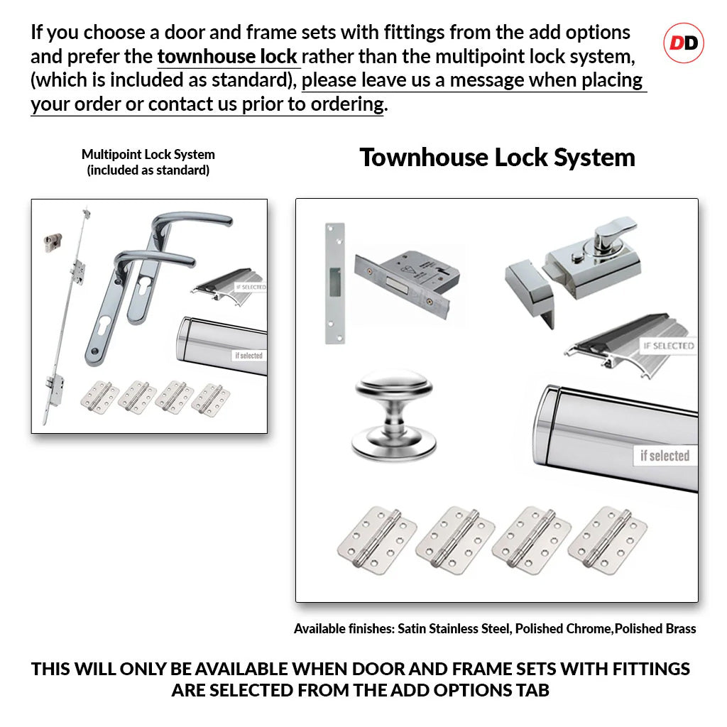 Exterior Colonial Made to Measure Front Door - 57mm Thick - Seven Colo ...