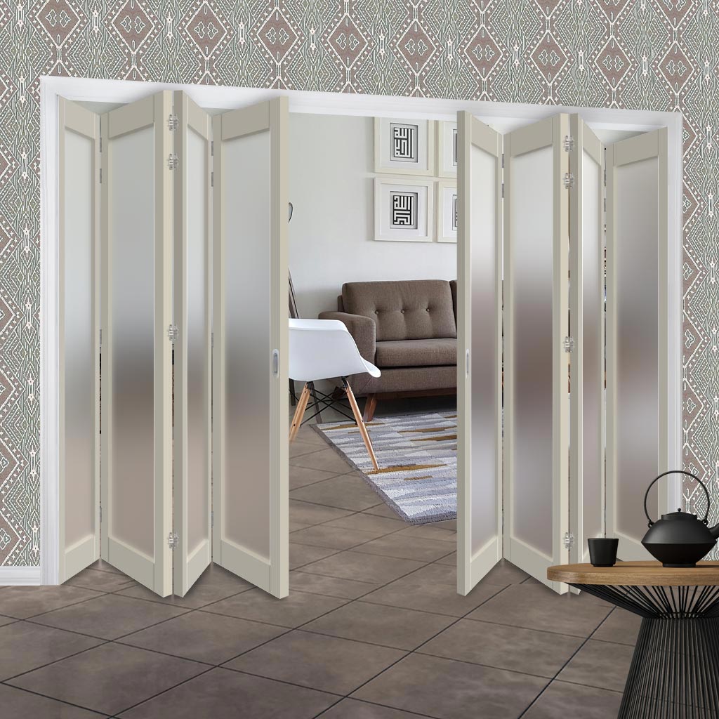 Eight Folding Door & Frame Kit - Eco-Urban® Baltimore 1 Pane DD6201F 4