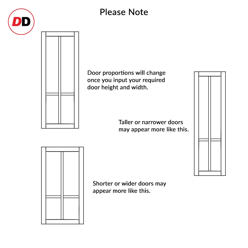 Bespoke Room Divider - Eco-Urban® Bronx Door Pair DD6315F - Frosted Gl ...