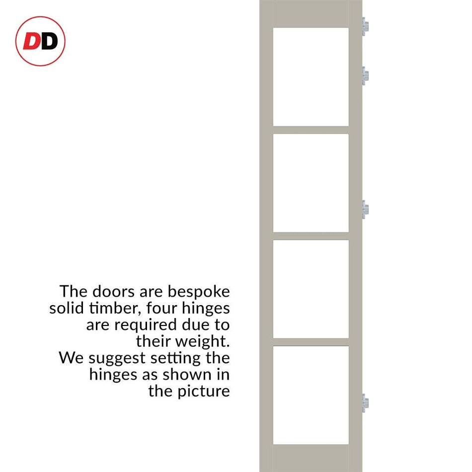 Four Folding Door & Frame Kit - Eco-Urban® Brooklyn 4 Pane DD6204C 2+2 ...