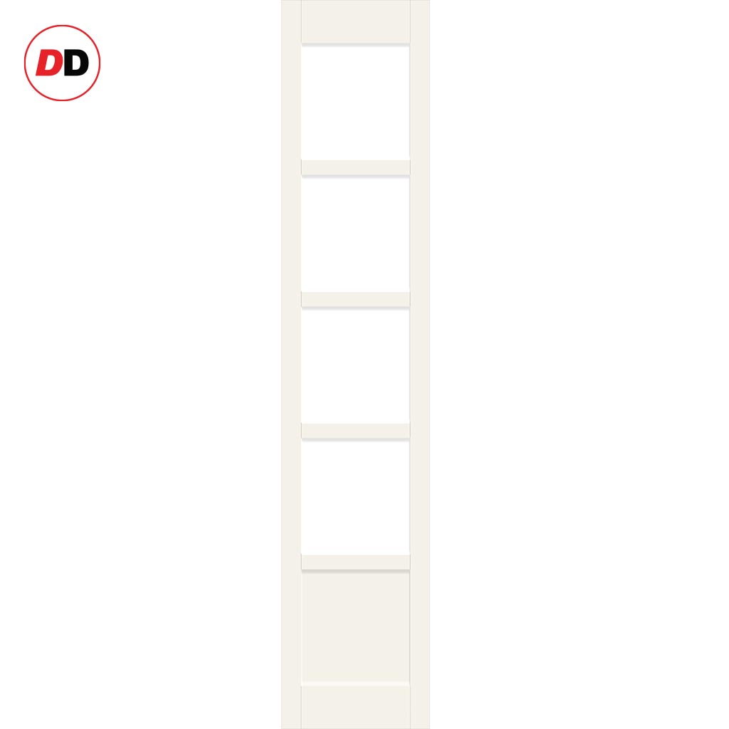 Eight Folding Door & Frame Kit - Eco-Urban® Hereford 4 Pane 1 Panel DD