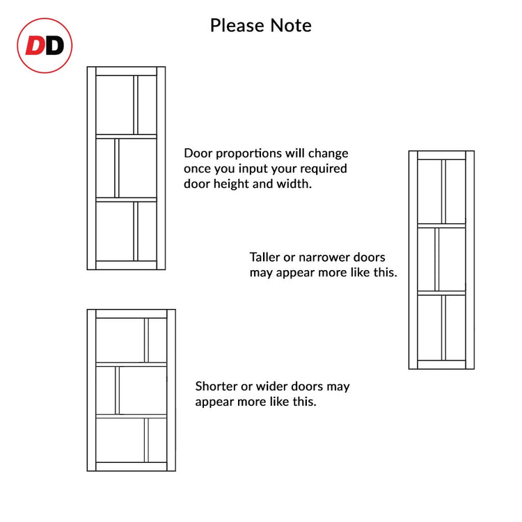 Milan 6 Panel Solid Wood Internal Door UK Made DD6422 - Eco-Urban® Sto ...