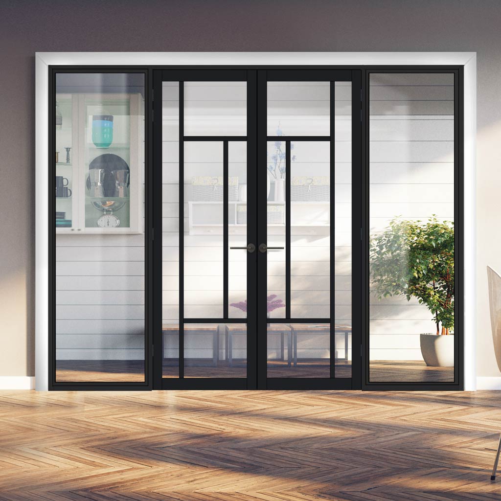 Bespoke Room Divider - Eco-Urban® Morningside Door Pair DD6437C - Clea