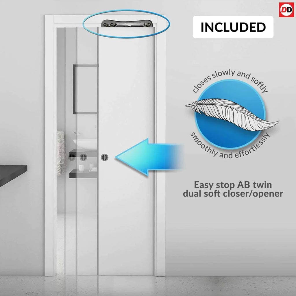 Mexicano Oak Single Evokit Pocket Door